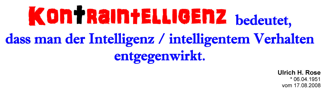 Bedeutung von kontraintelligent und Kontraintelligenz: Der Intelligenz ...